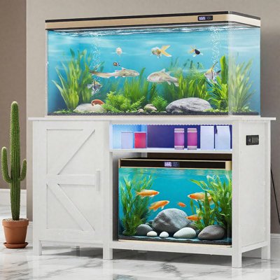 Aquarium Cabinet With Doors: Stylish Storage Solutions for Fish Tanks ...