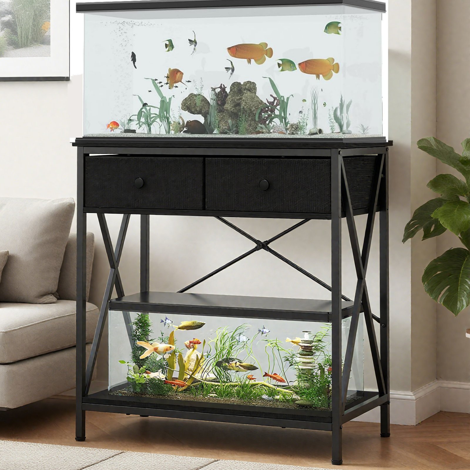 Aquarium Stand With Adjustable Feet: Stability Meets Style - Top Aquarium